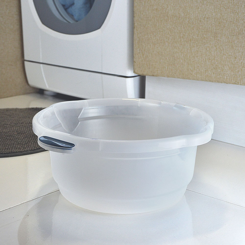 Bacia Plástica Transparente 27,5L Hydrus Sanremo | Lots Home Shop ...